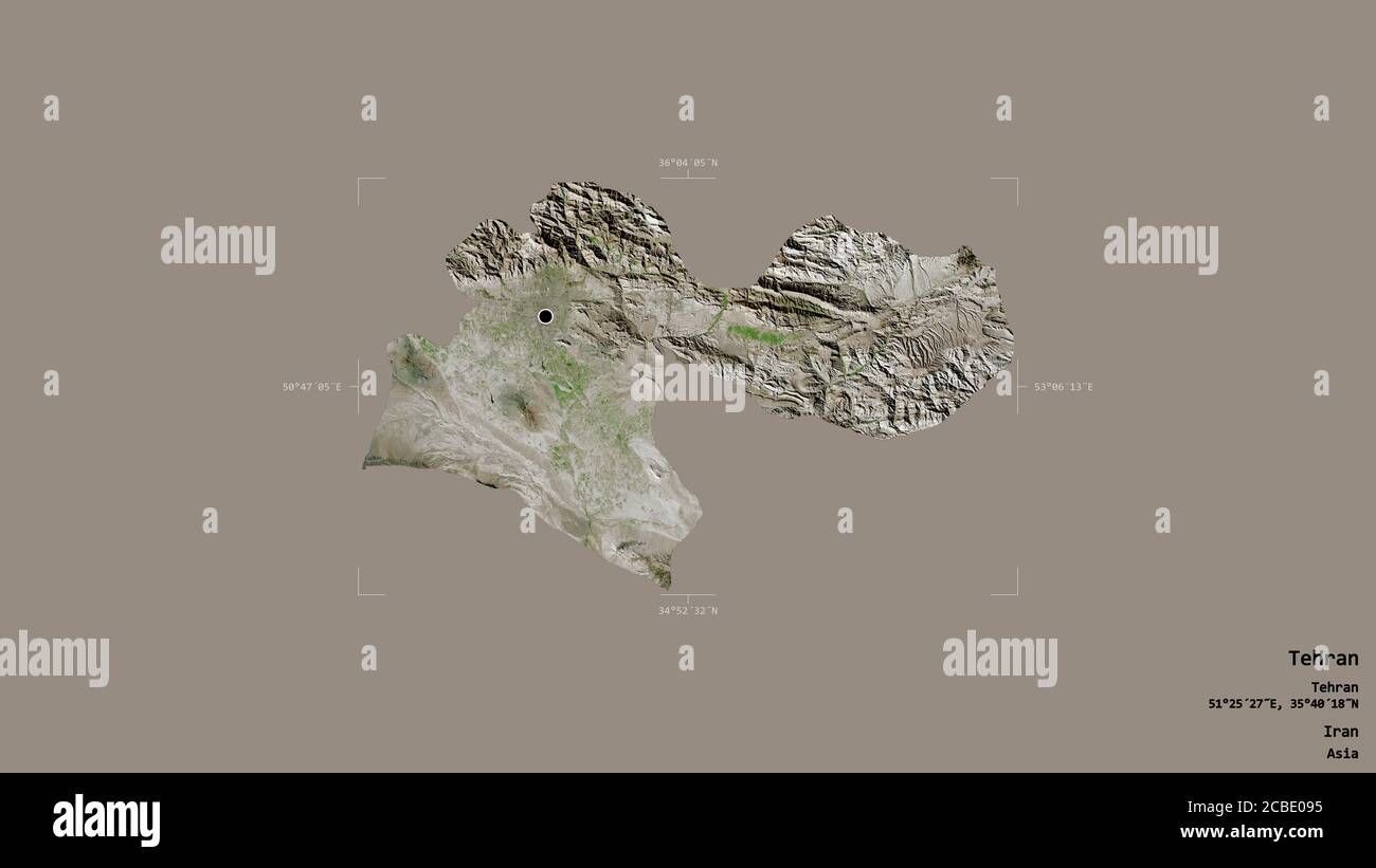 Satellite view of tehran map hi-res stock photography and images - Alamy