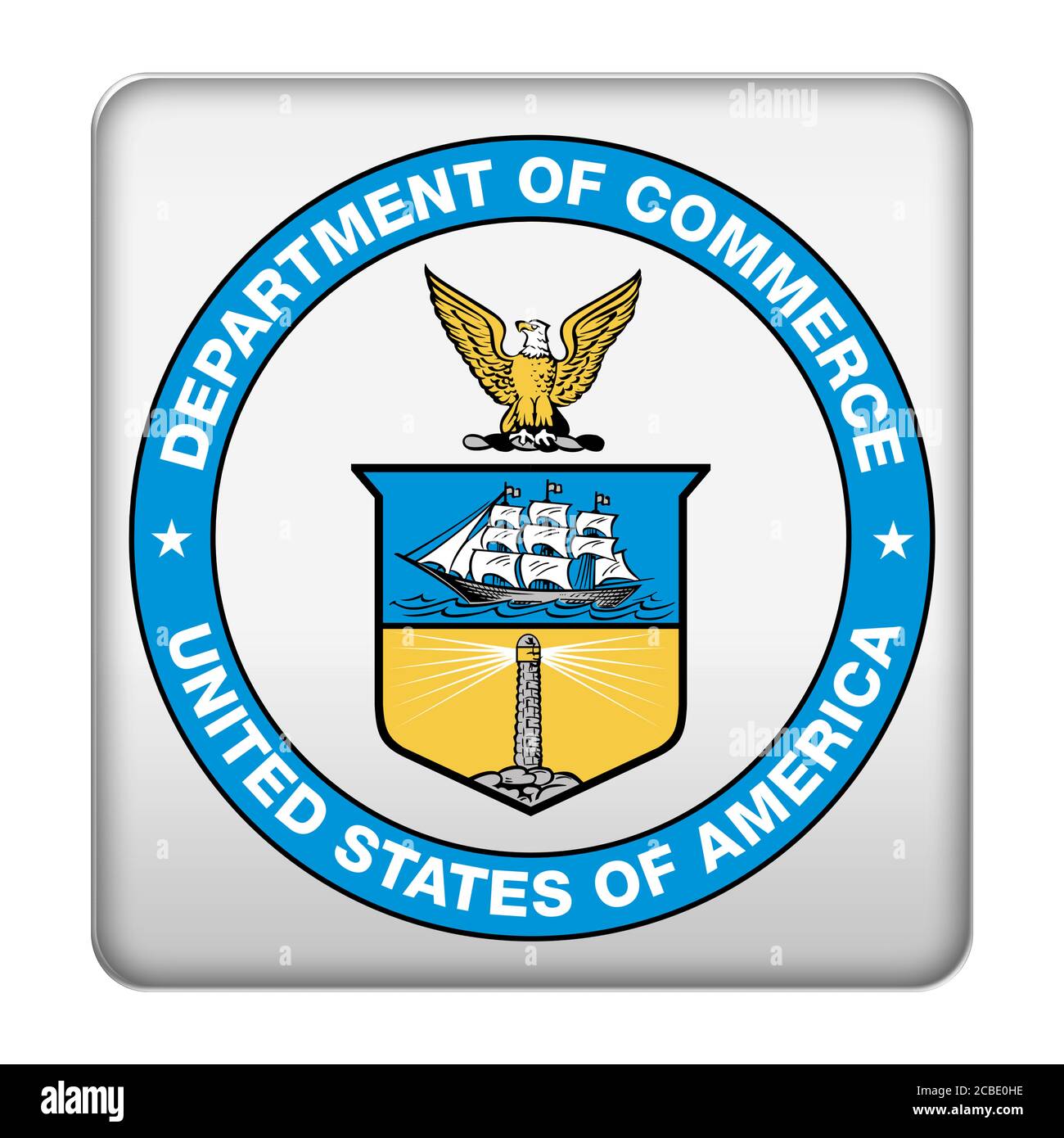 United States Department of Commerce icon logo Stock Photo - Alamy