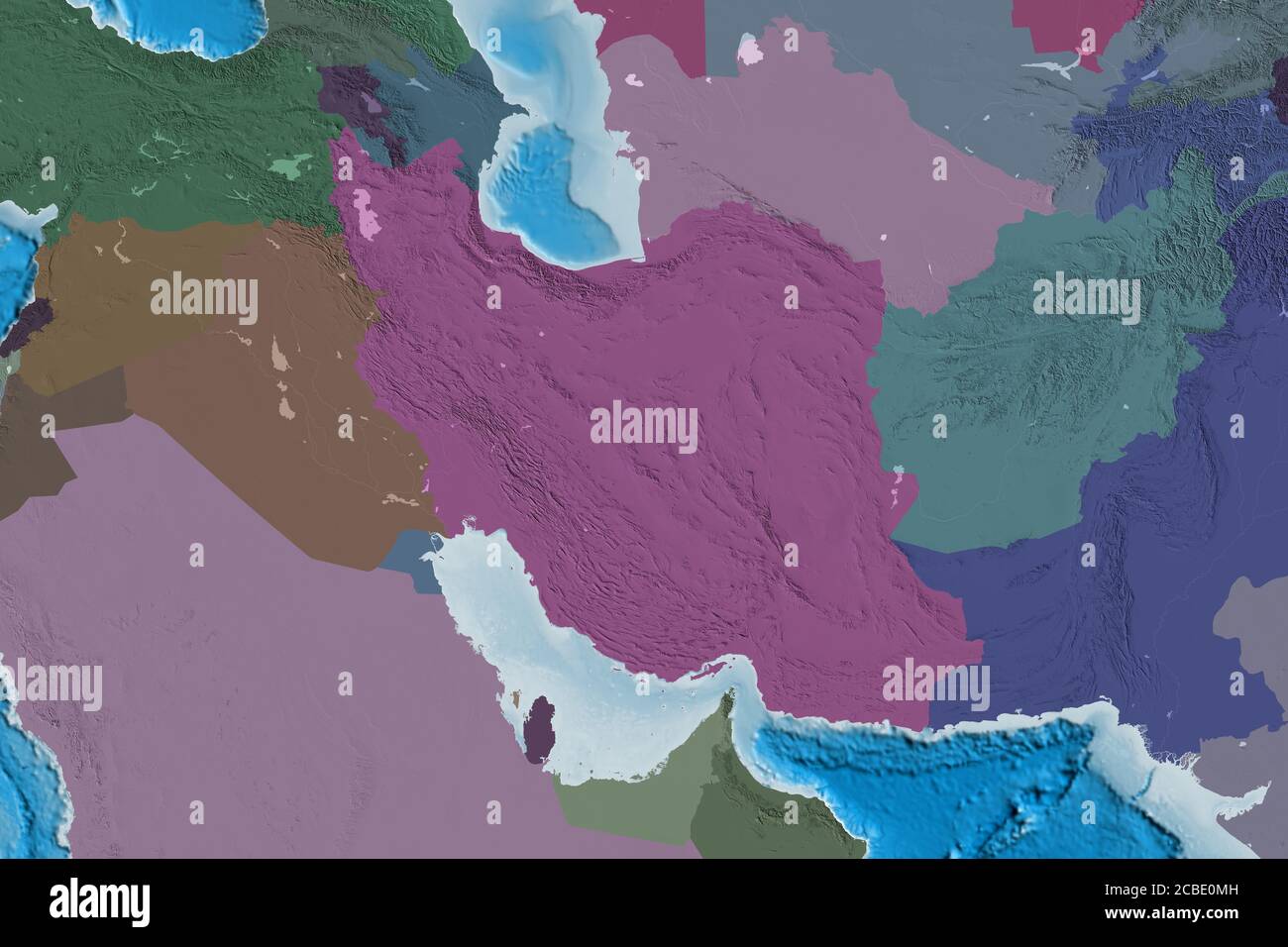 Map of tehran area hi-res stock photography and images - Alamy