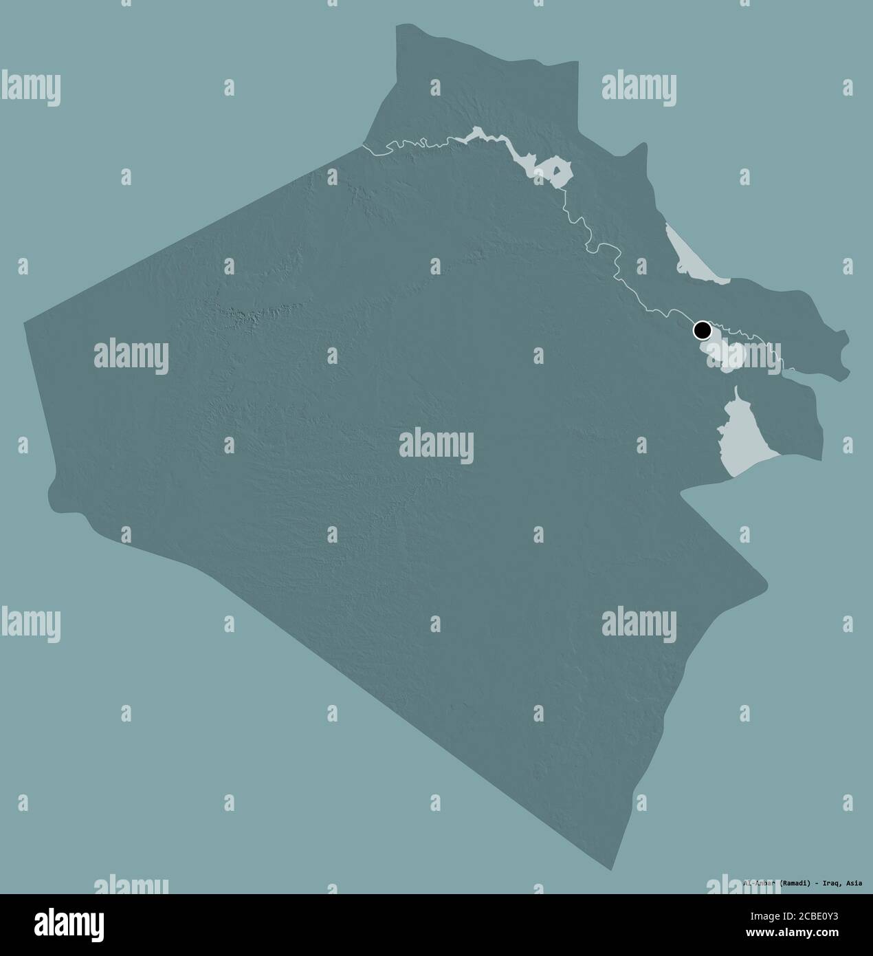 Al anbar province map hi-res stock photography and images - Alamy