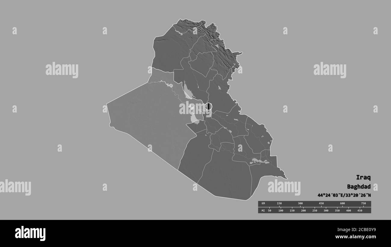 Al anbar province map hi-res stock photography and images - Alamy