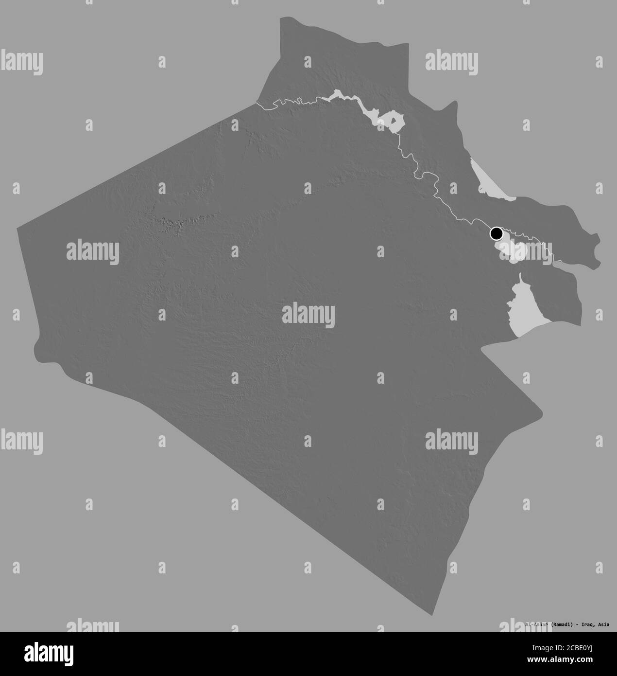 Al anbar province map hi-res stock photography and images - Alamy