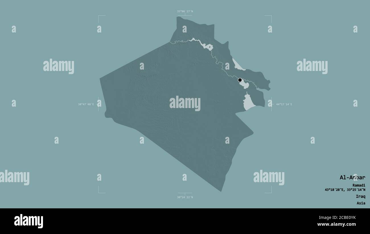 Al anbar province map hi-res stock photography and images - Alamy