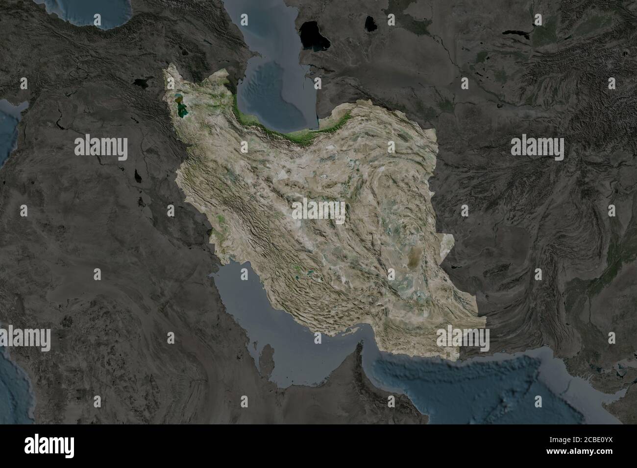 Satellite view of tehran map hi-res stock photography and images - Alamy