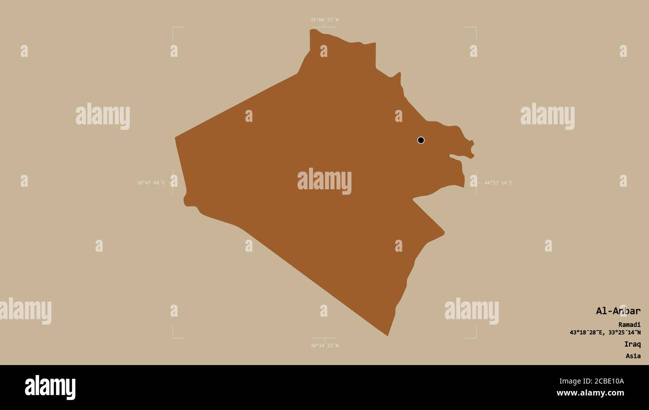 Al anbar province map hi-res stock photography and images - Alamy