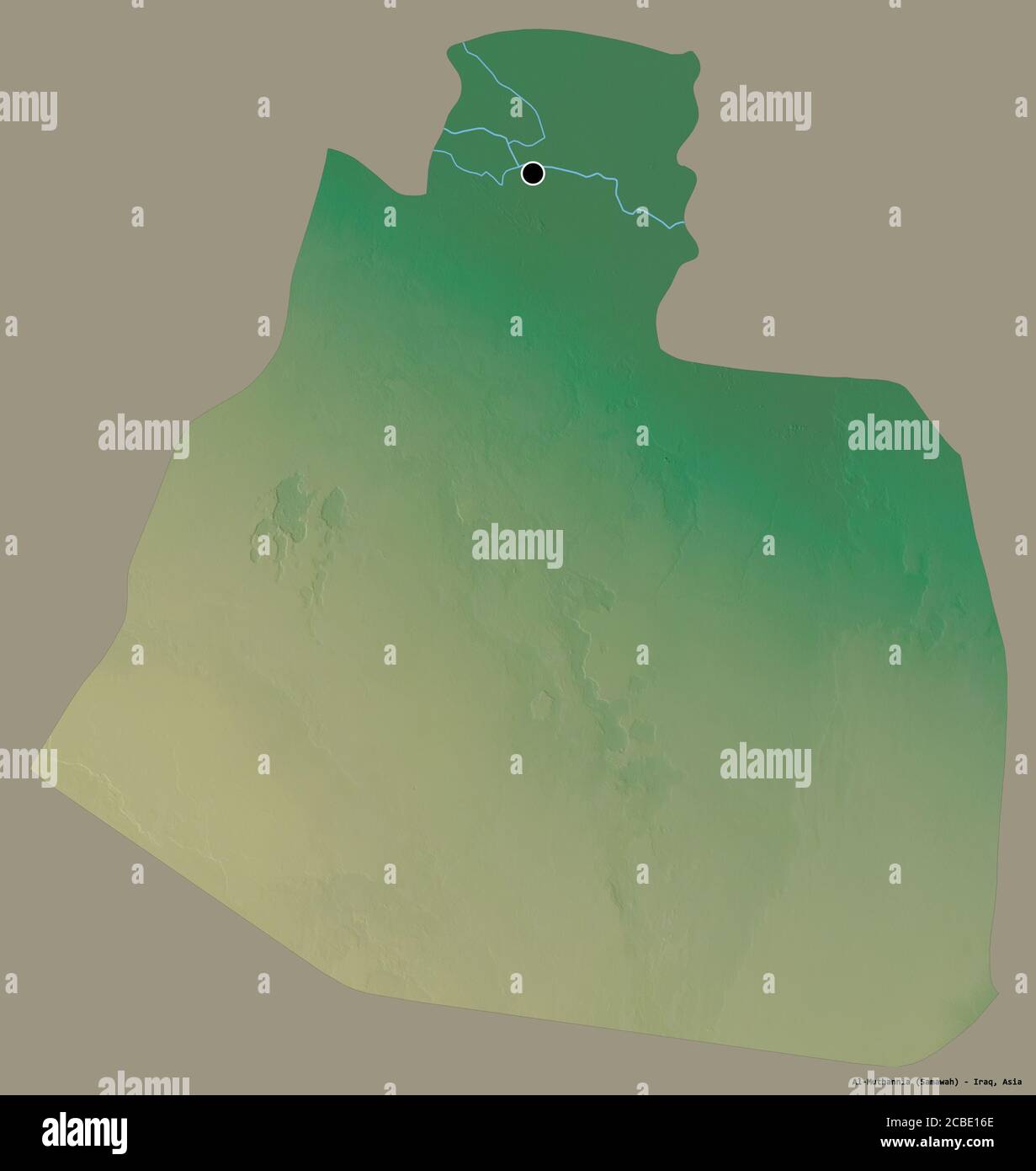 Muthanna map hi-res stock photography and images - Alamy