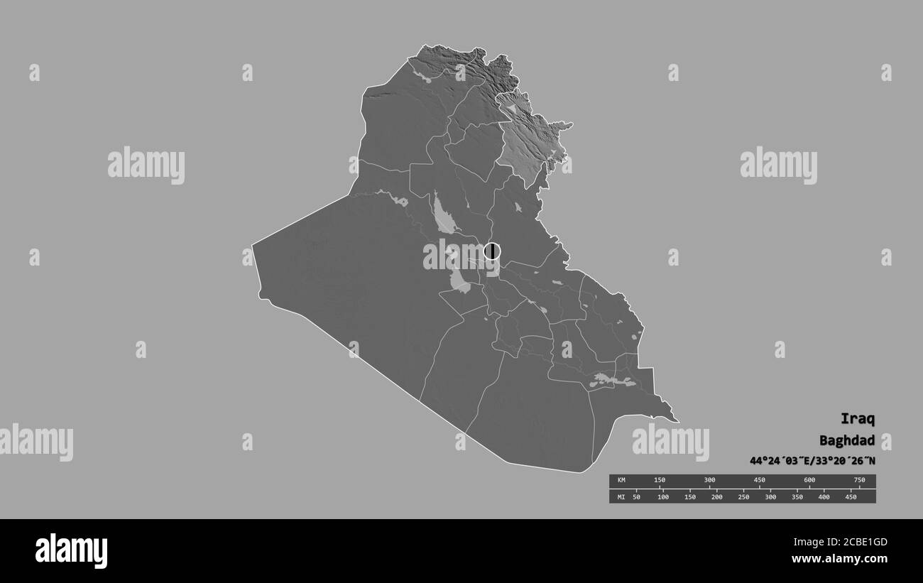 Sulaymaniyah map hi-res stock photography and images - Alamy