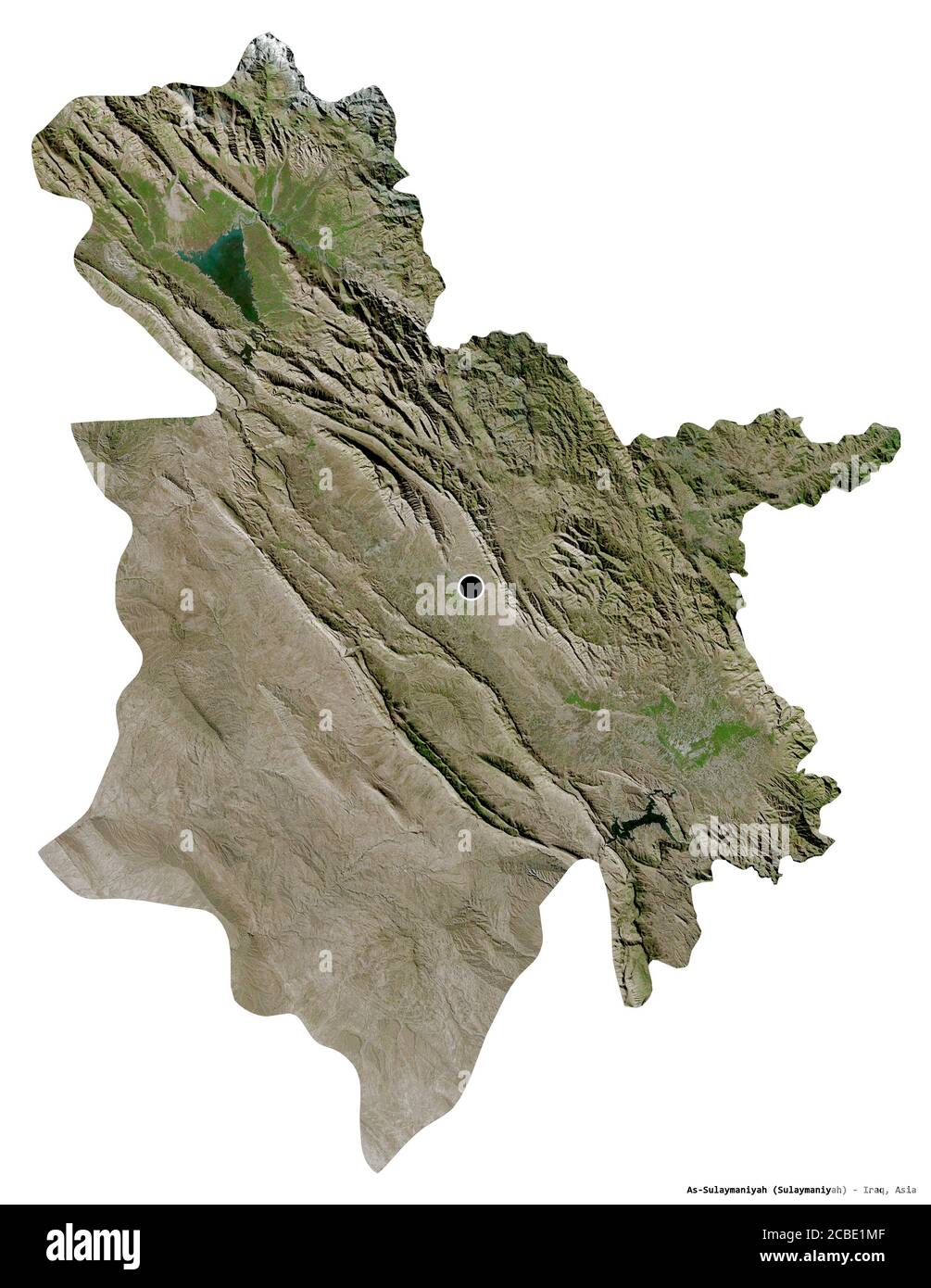 Sulaymaniyah map Cut Out Stock Images & Pictures - Alamy