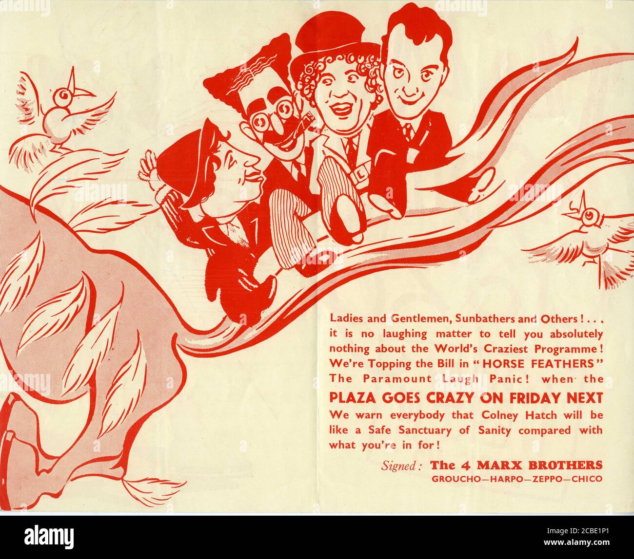 Four marx brothers hollywood hi-res stock photography and images - Alamy