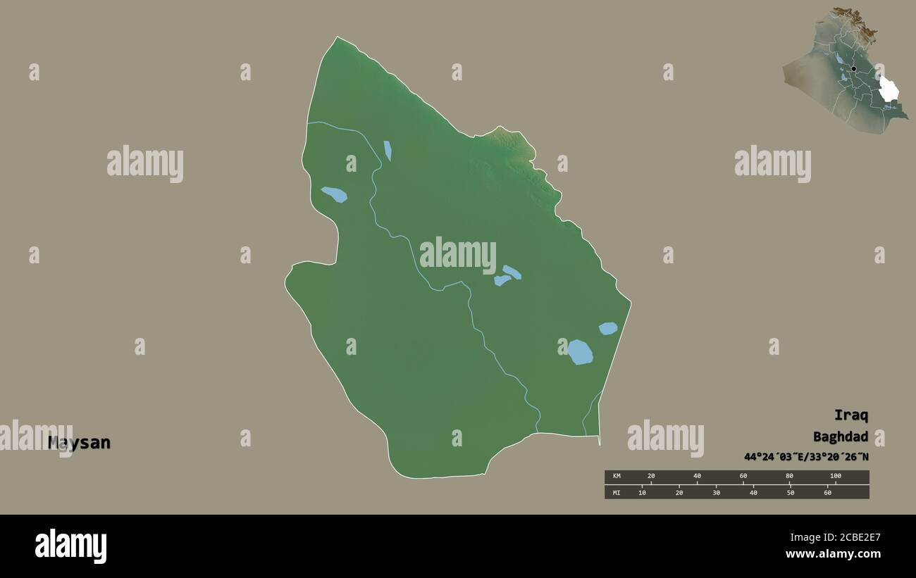 Map of maysan hi-res stock photography and images - Alamy