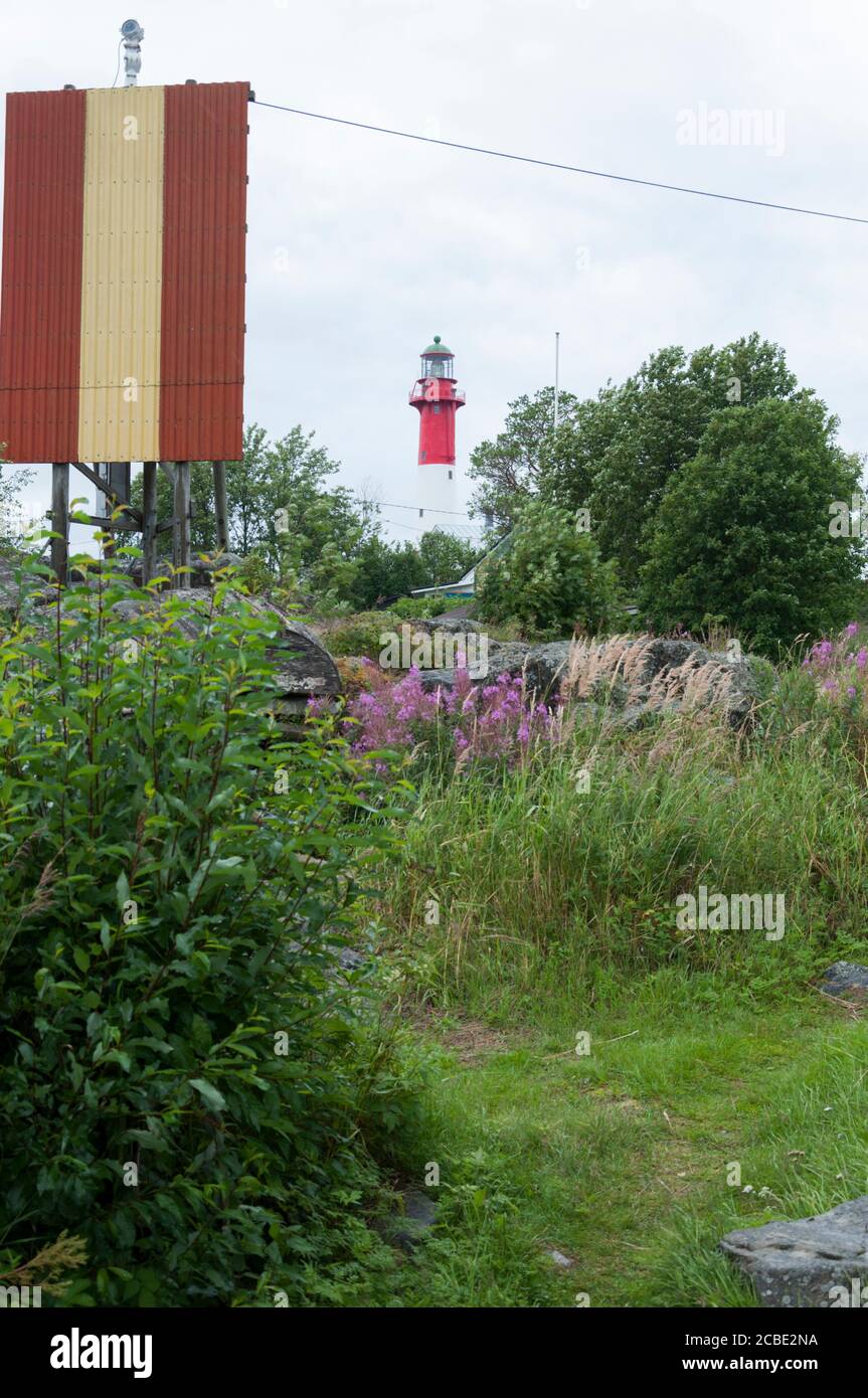 Light house on the pilot island of tankar hi-res stock photography and ...