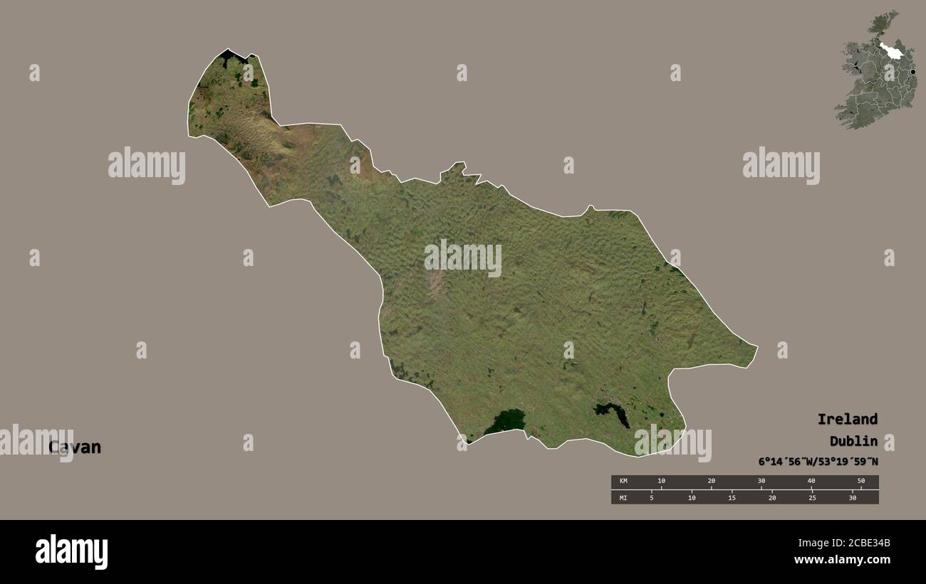 Cavan county map hi-res stock photography and images - Alamy