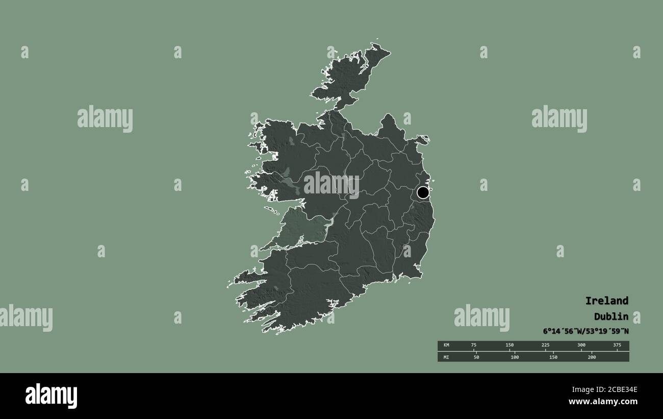 Map of ennis hi-res stock photography and images - Alamy