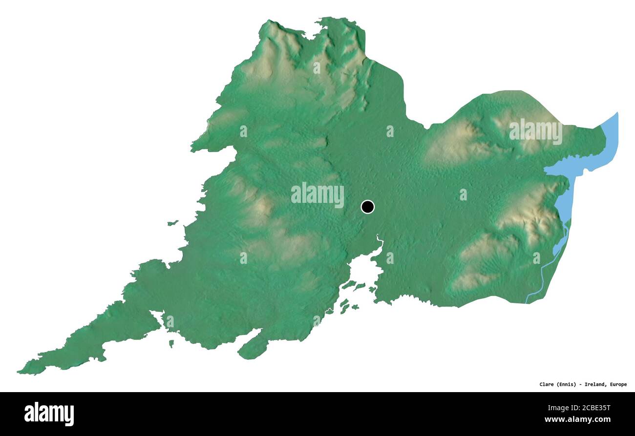 Map of ennis hi-res stock photography and images - Alamy
