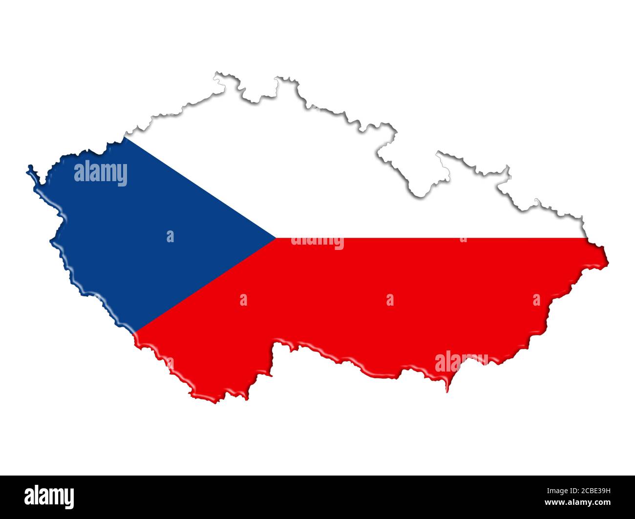 Czech republic country flag Cut Out Stock Images & Pictures - Alamy