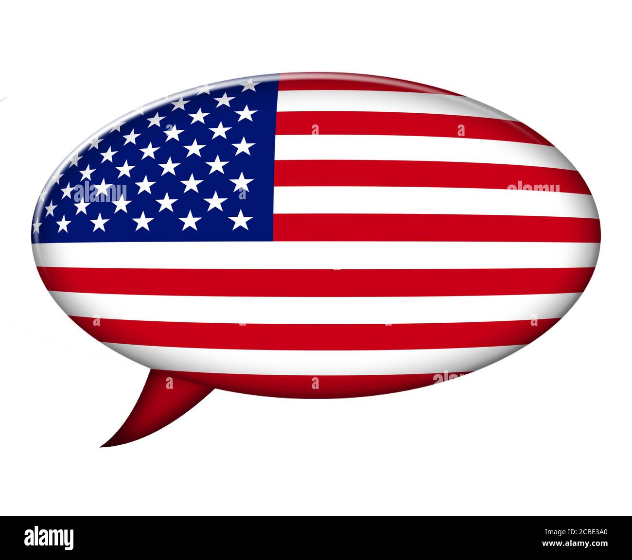Do you speak American English Stock Photo - Alamy