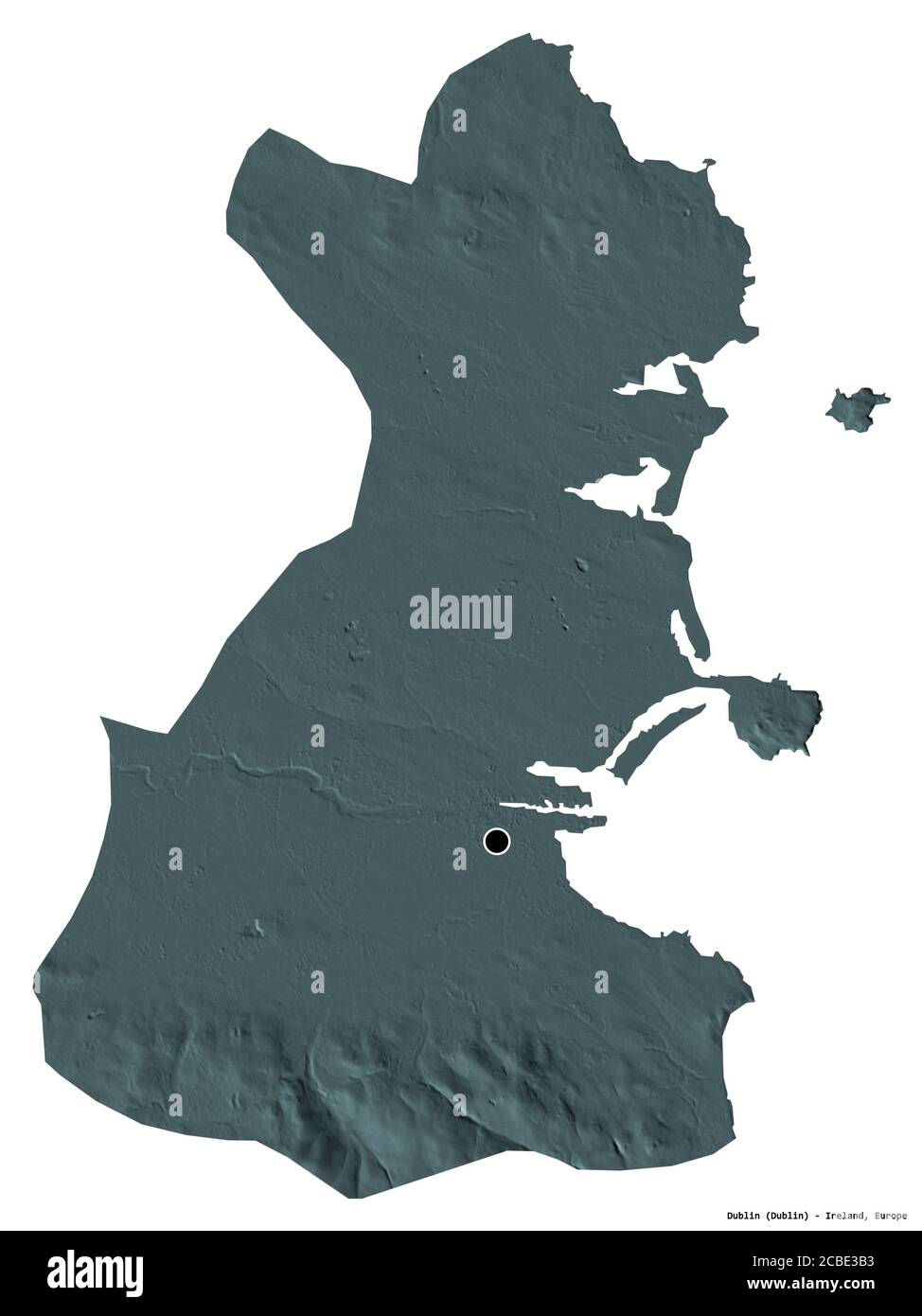 Dublin county map Cut Out Stock Images & Pictures - Alamy