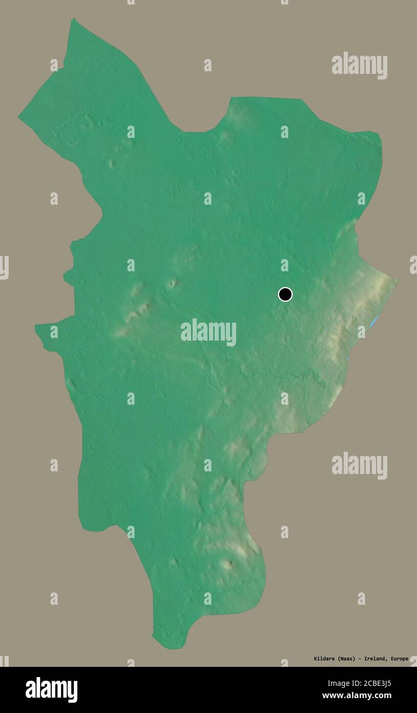 Kildare county map hi-res stock photography and images - Alamy