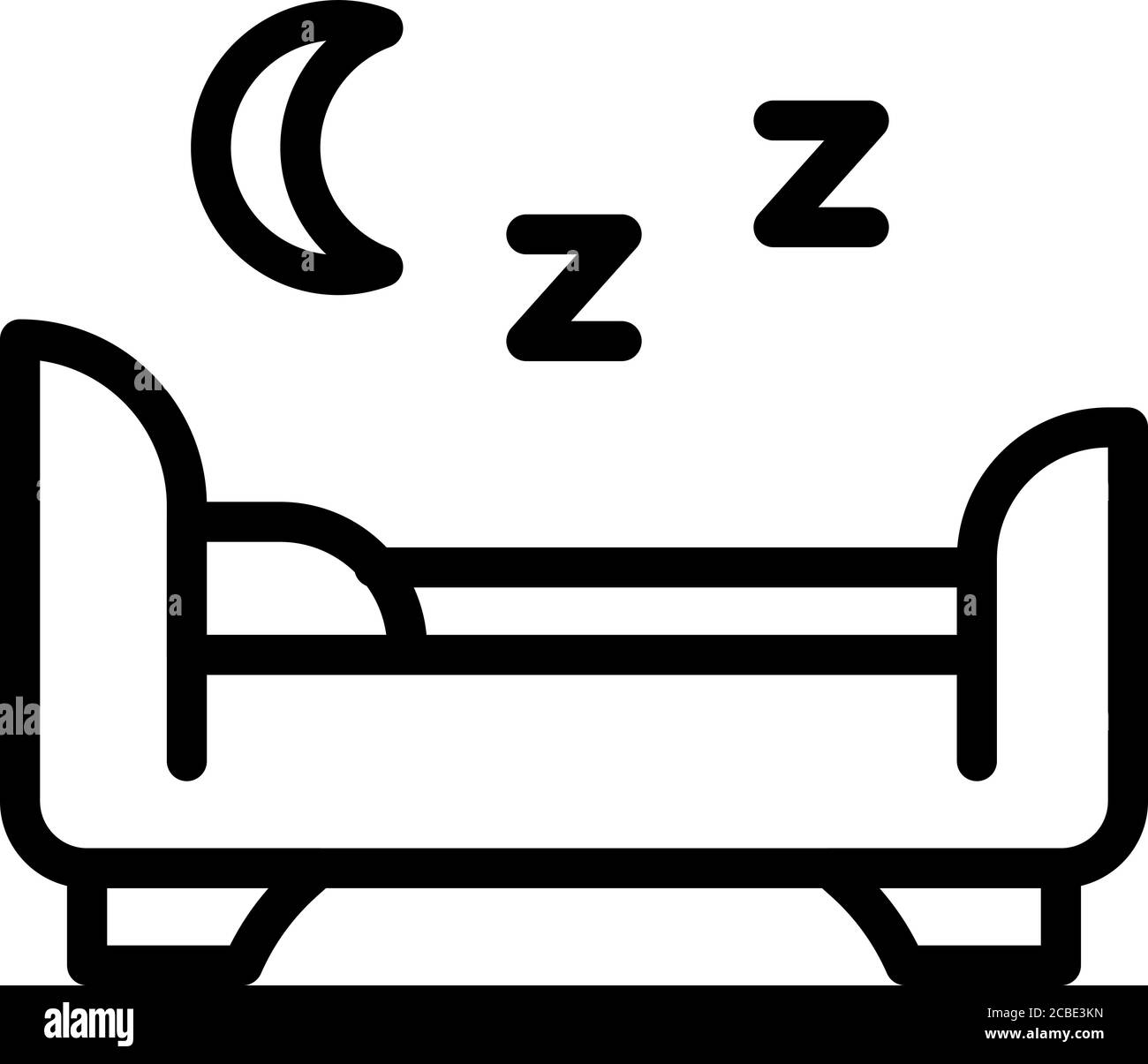 Bedroom sleeping icon, outline style Stock Vector Image & Art - Alamy