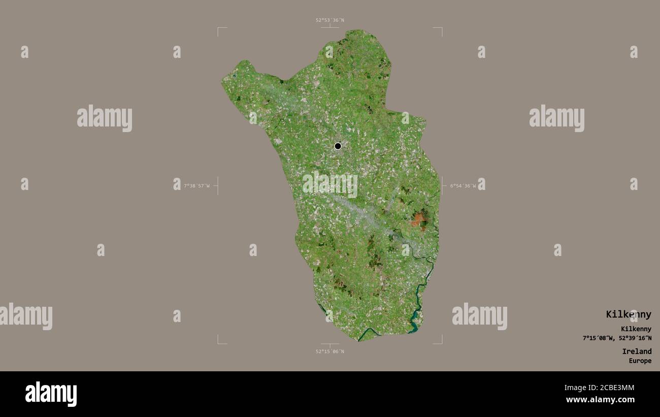 Kilkenny on a map hi-res stock photography and images - Alamy