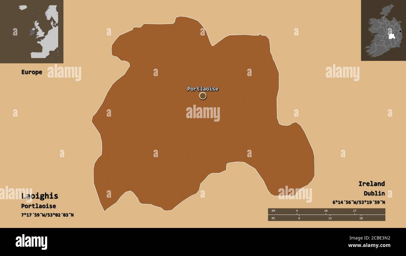 Map Of Portlaoise High Resolution Stock Photography and Images - Alamy