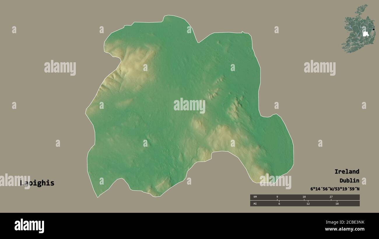 Portlaoise map hi-res stock photography and images - Alamy