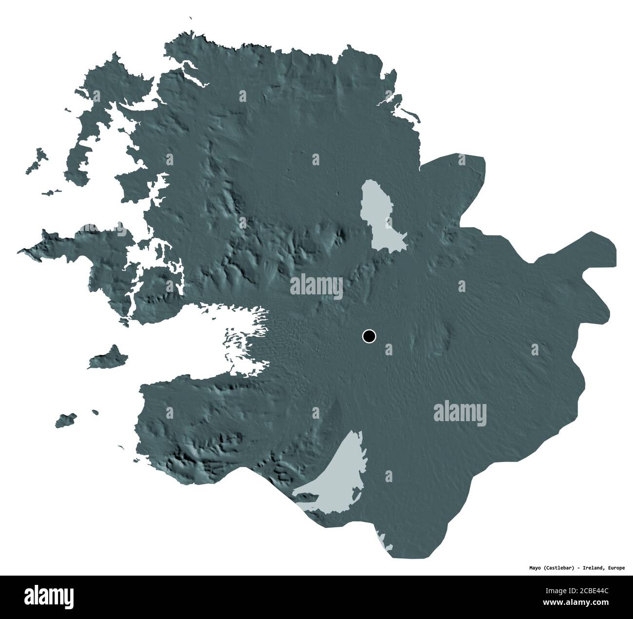 County mayo ireland map hi-res stock photography and images - Alamy