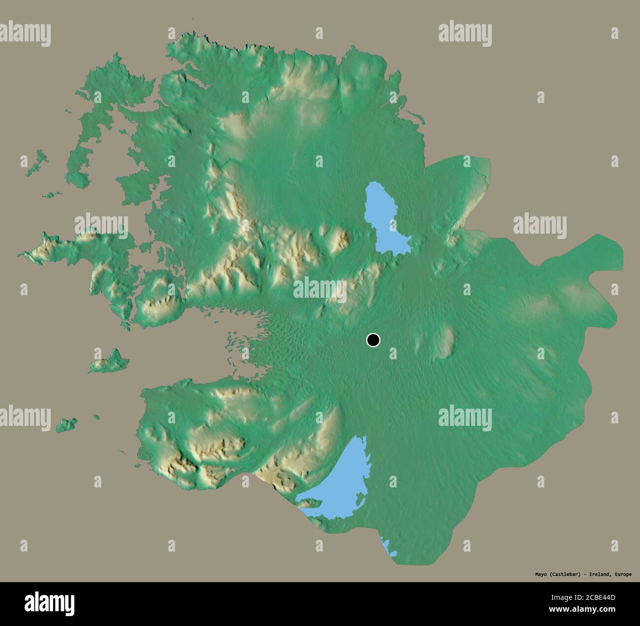 Mayo on a map hi-res stock photography and images - Alamy