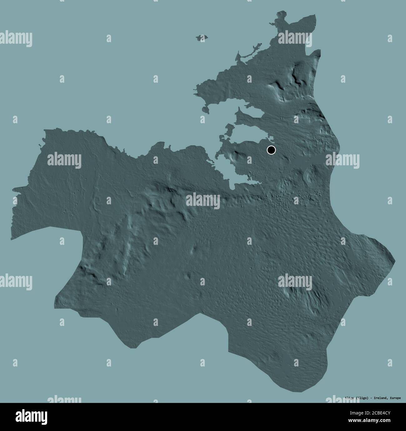 Sligo on a map hi-res stock photography and images - Alamy