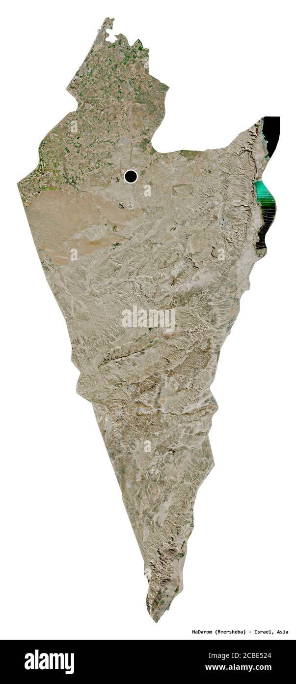 Satellite view of jerusalem map Cut Out Stock Images & Pictures - Alamy