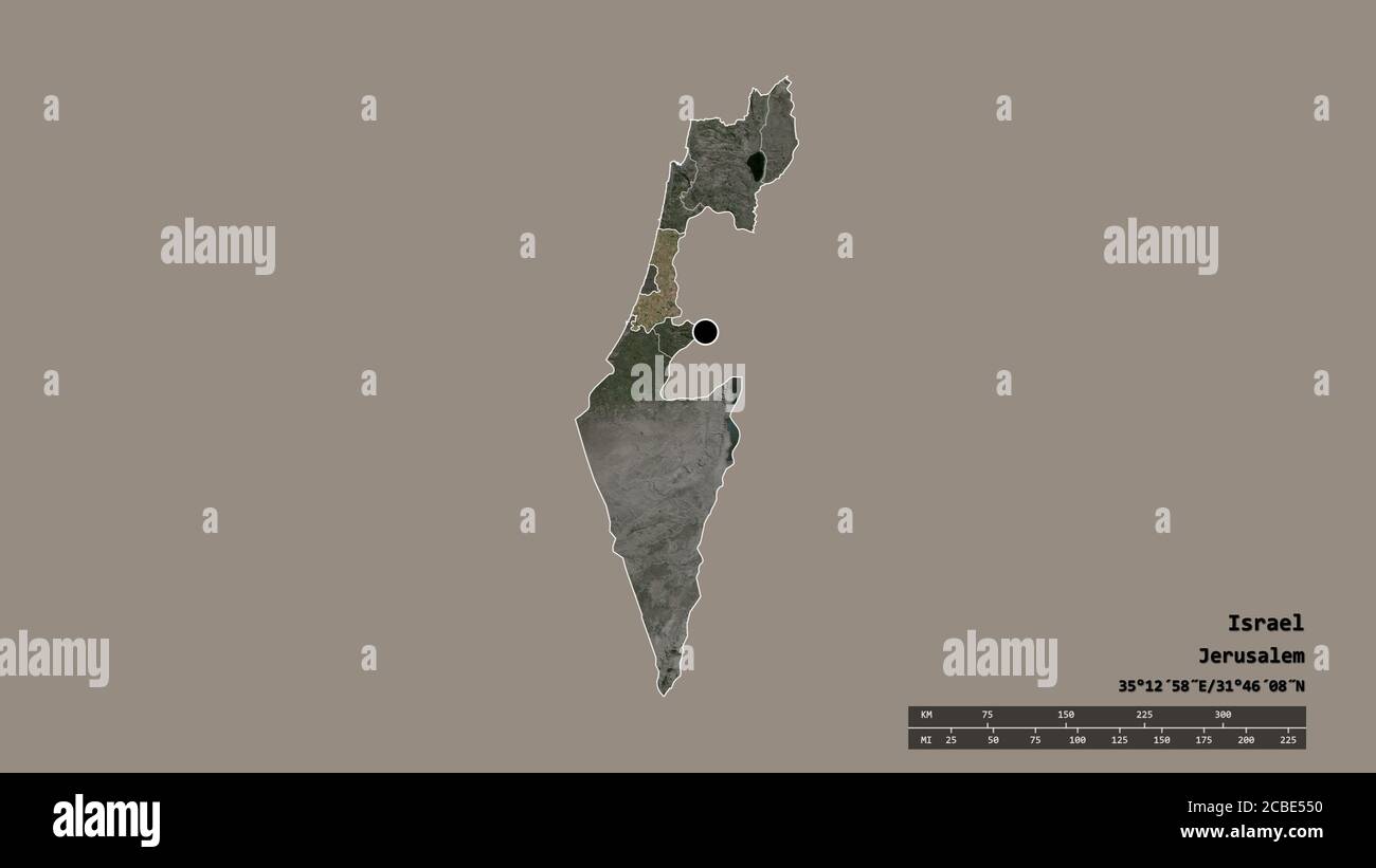 Satellite view of jerusalem map hi-res stock photography and images - Alamy