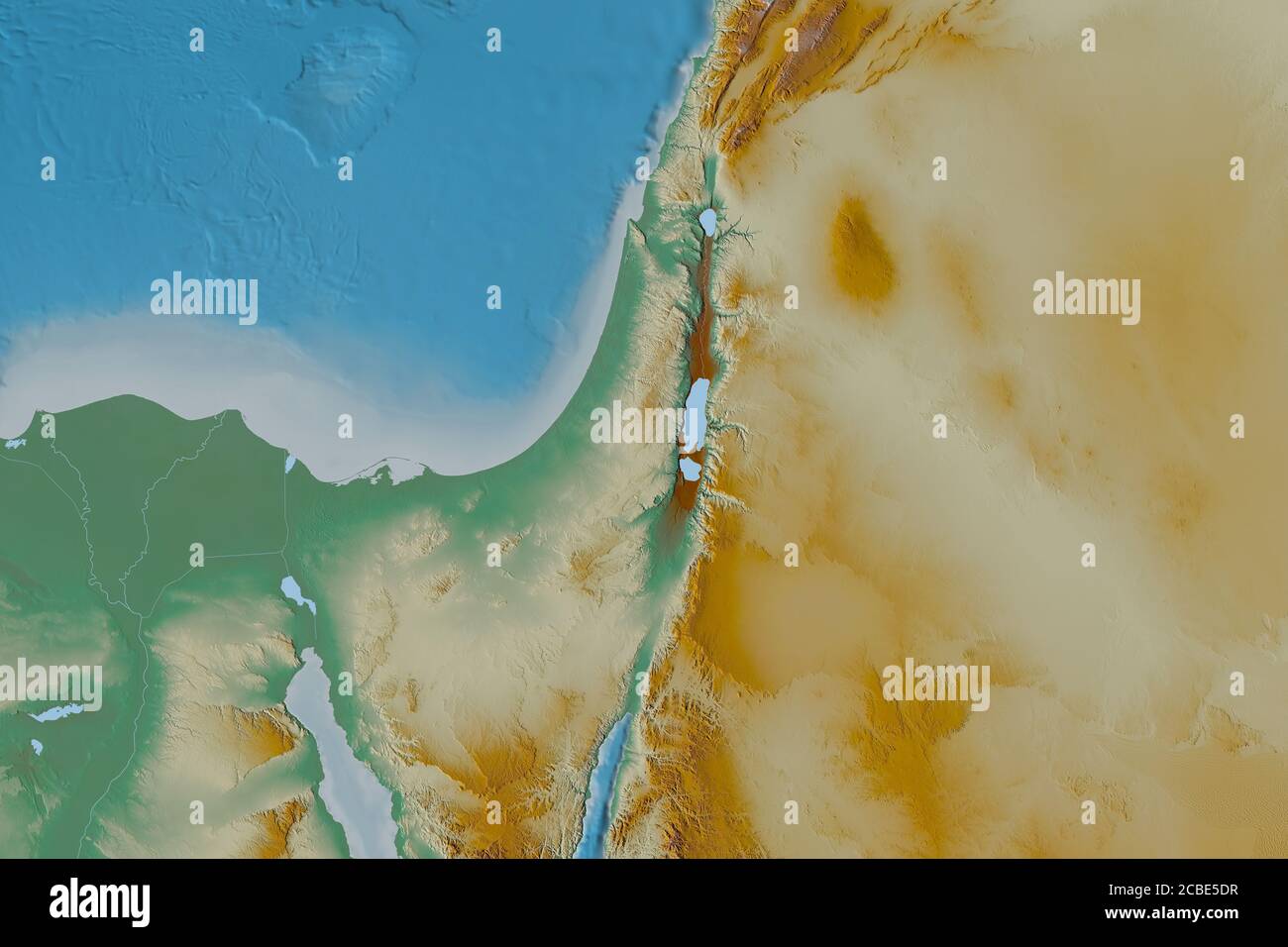 Relief map jerusalem hi-res stock photography and images - Alamy