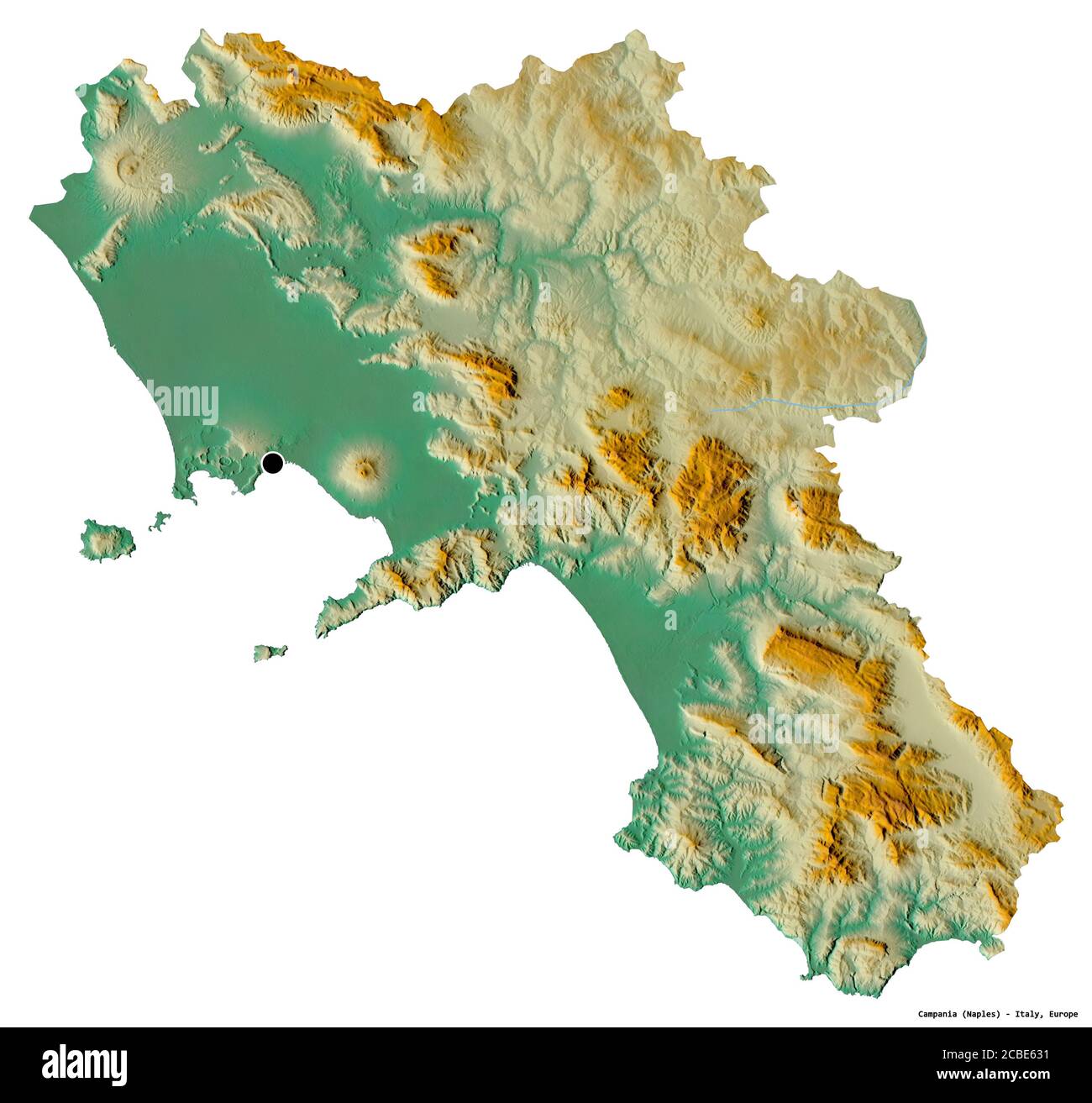 Map of naples Cut Out Stock Images & Pictures - Alamy