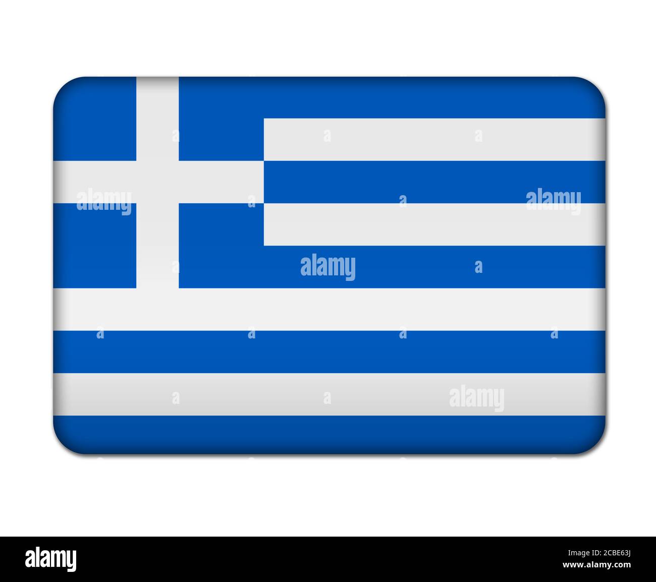 Greece icon flag Stock Photo - Alamy