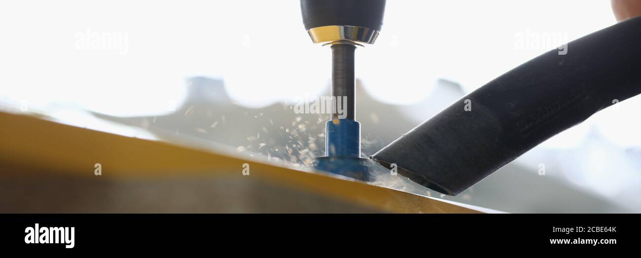 Electrical instrument with nozzle Stock Photo - Alamy