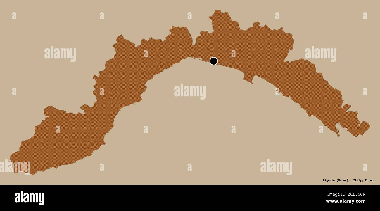 Ligurien map hi-res stock photography and images - Alamy