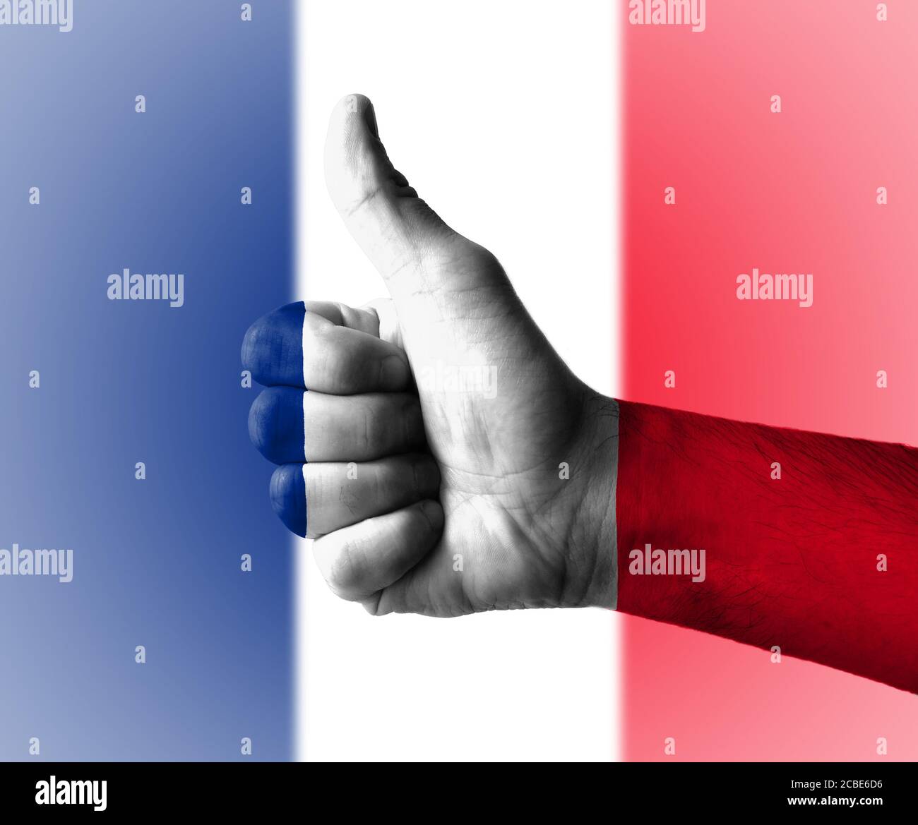 Thumbs up for to france french hi-res stock photography and images - Alamy