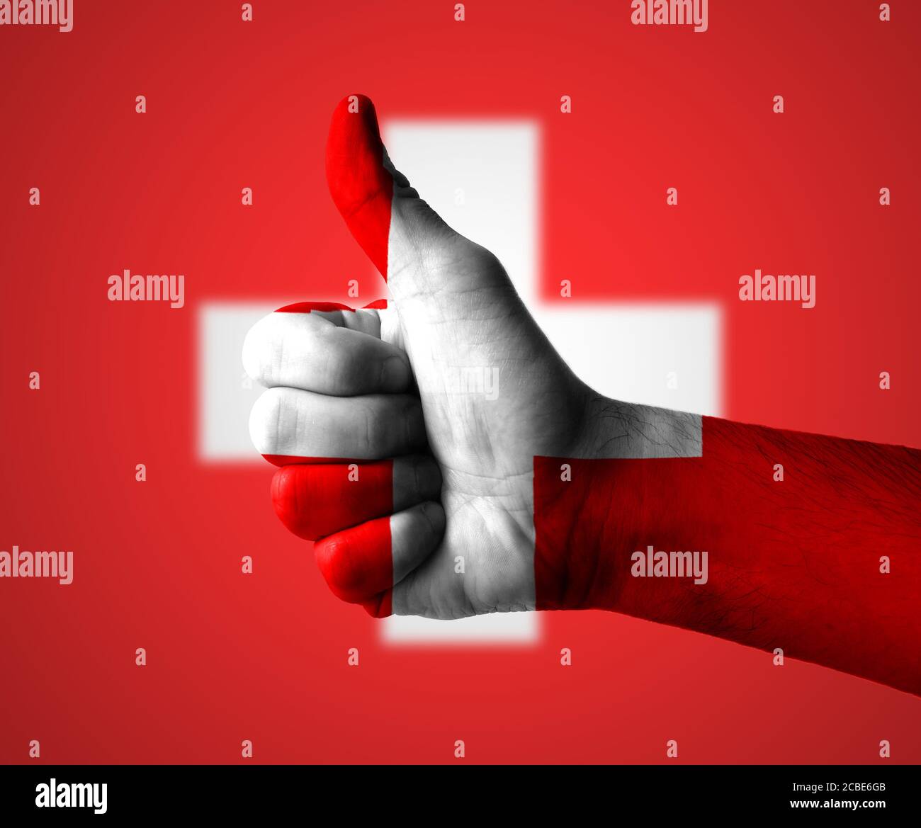German swiss flag hi-res stock photography and images - Alamy