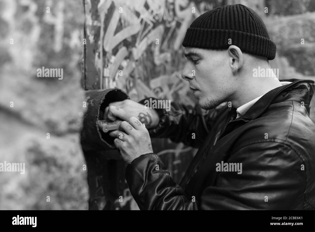 Crime Black and White Stock Photos & Images - Alamy