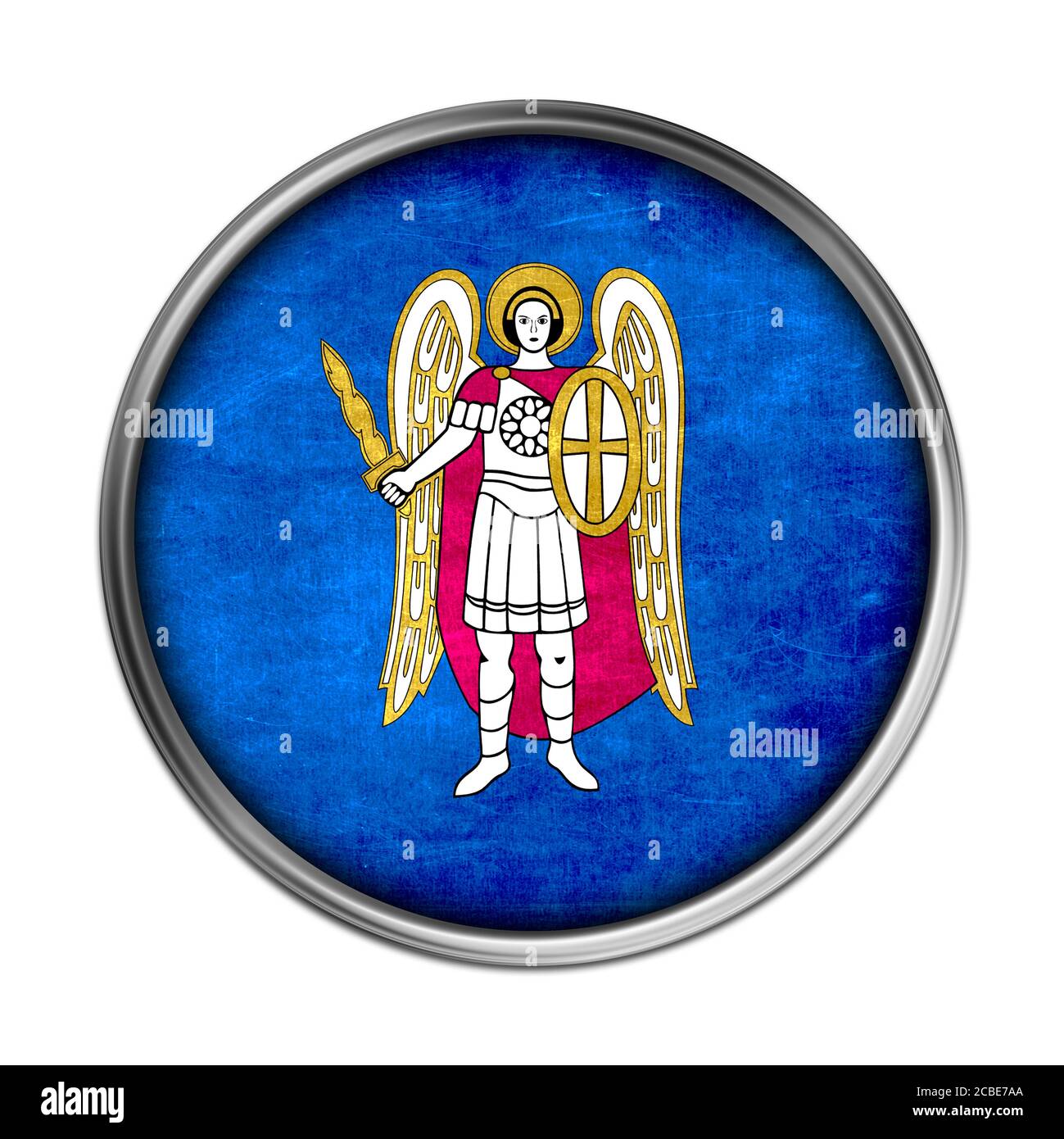 Ukrainian flag icon hi-res stock photography and images - Alamy