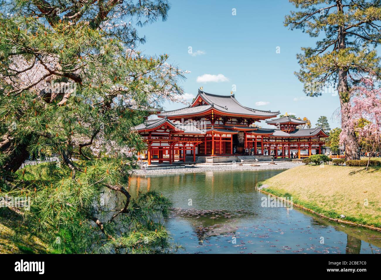 Byodo-in temple at spring in Uji, Kyoto, Japan Stock Photo - Alamy