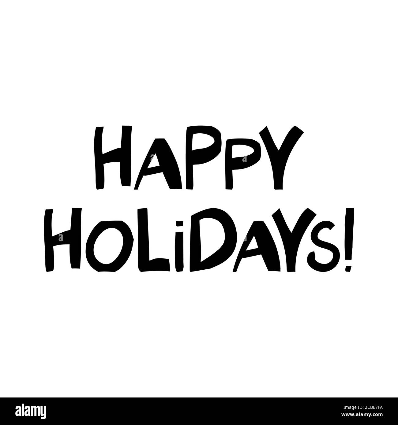 Inscription congratulation on merry Black and White Stock Photos ...