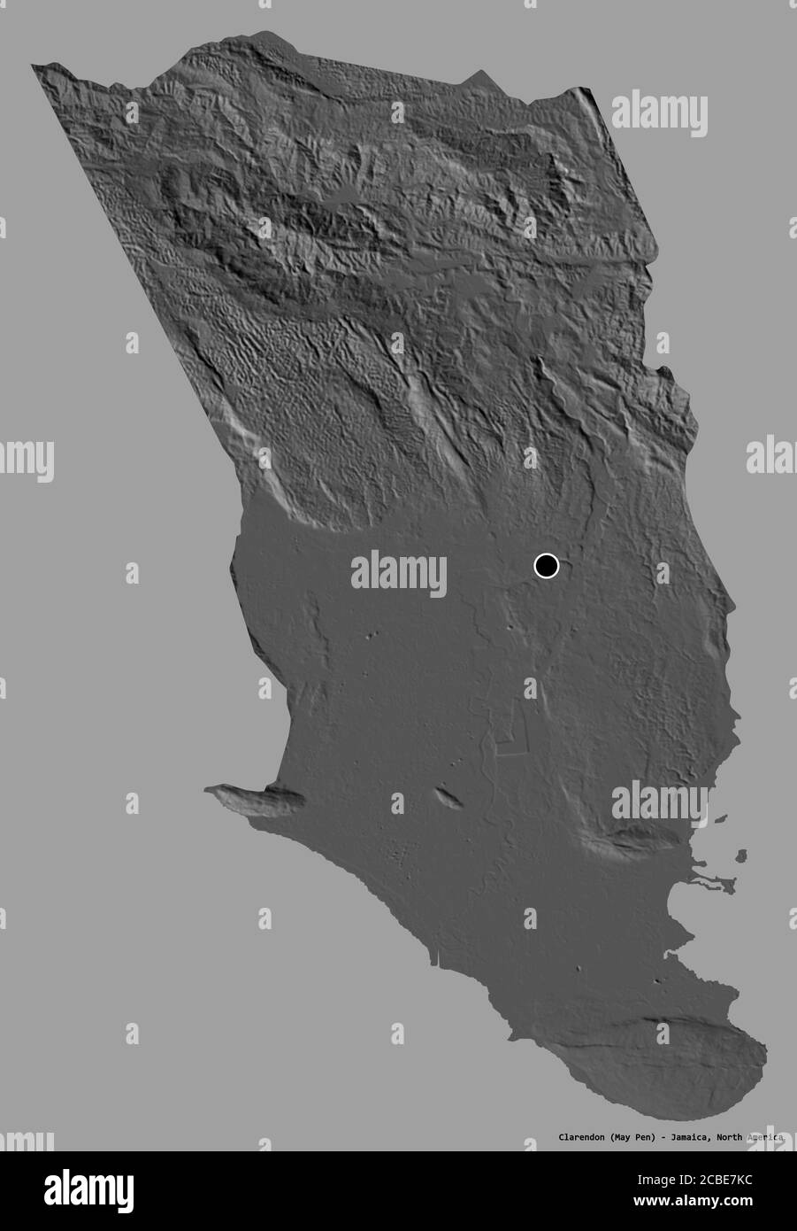 Map of clarendon Black and White Stock Photos & Images - Alamy