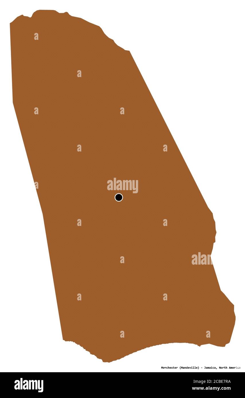 Manchester parish map hi-res stock photography and images - Alamy