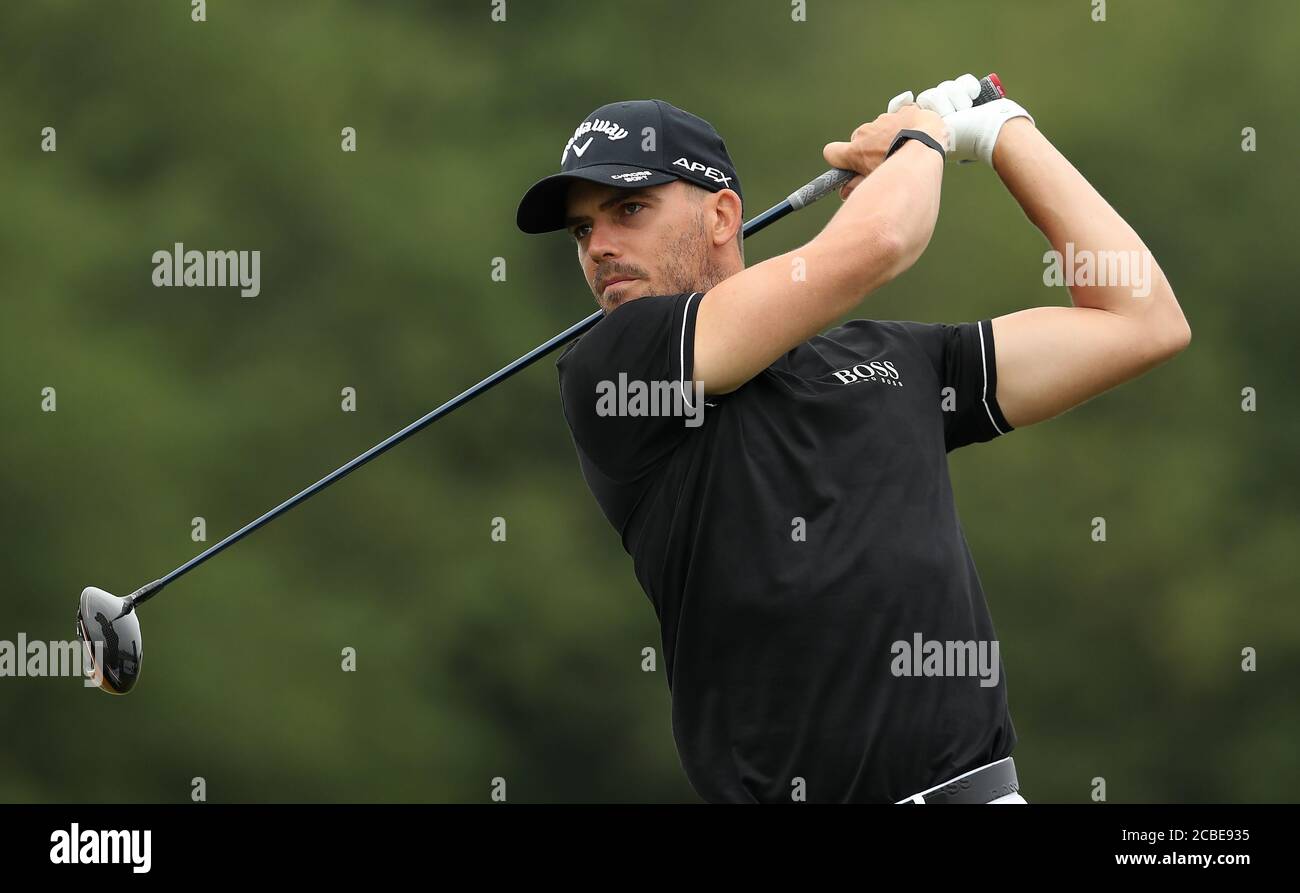 South Africa's Haydn Porteous on the 14th tee during day one of the ...
