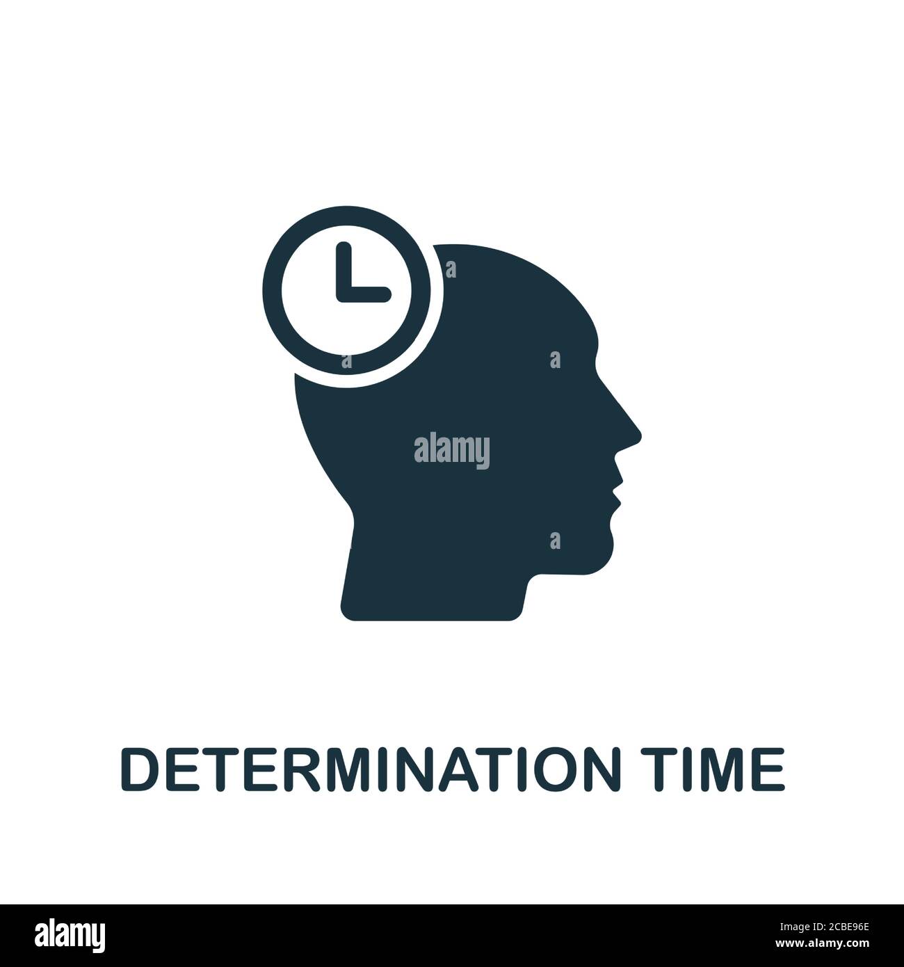Determination Time icon. Simple element from time management collection ...