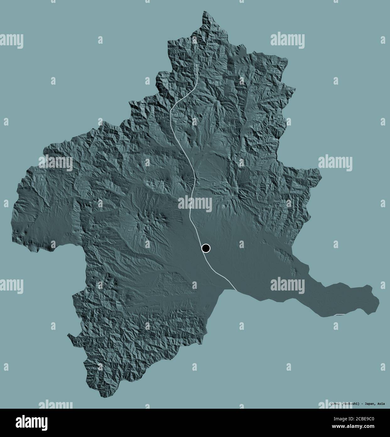 Map of gunma hi-res stock photography and images - Alamy