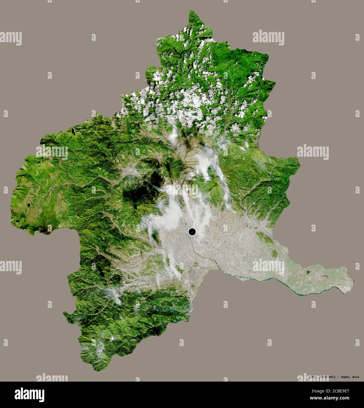 Map of gunma hi-res stock photography and images - Alamy