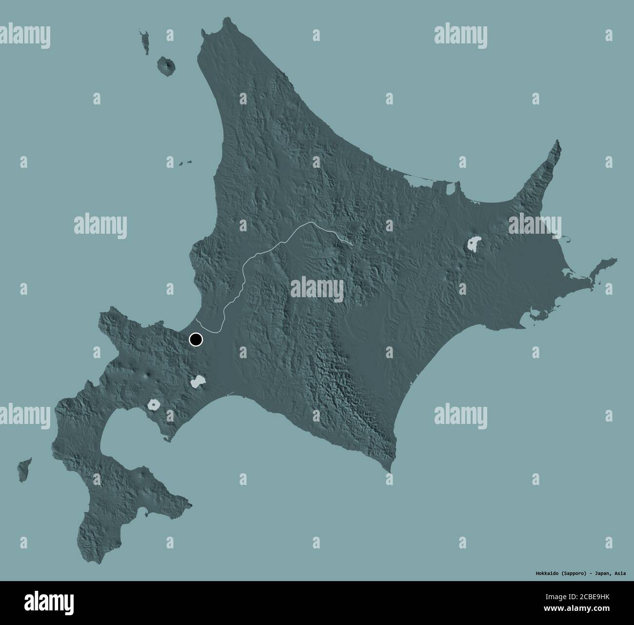 Ezo map hi-res stock photography and images - Alamy