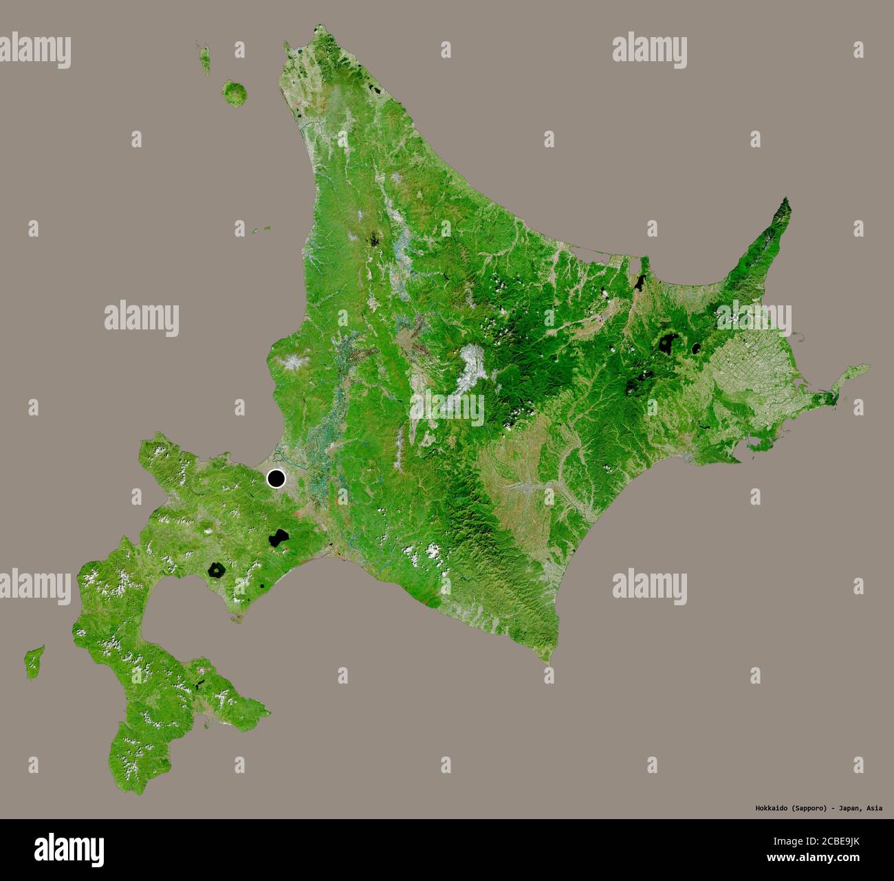 Ezo map hi-res stock photography and images - Alamy